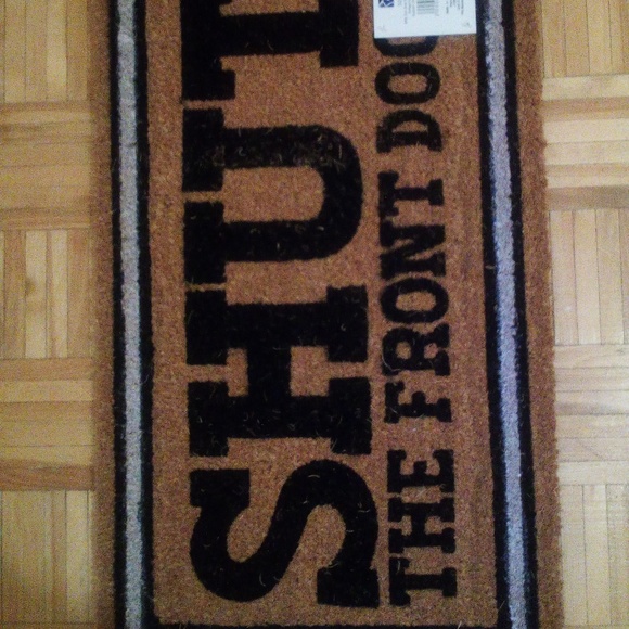 Accents | 10 Natural Coconut Fiber Shut The Front Door Mat | Poshmark